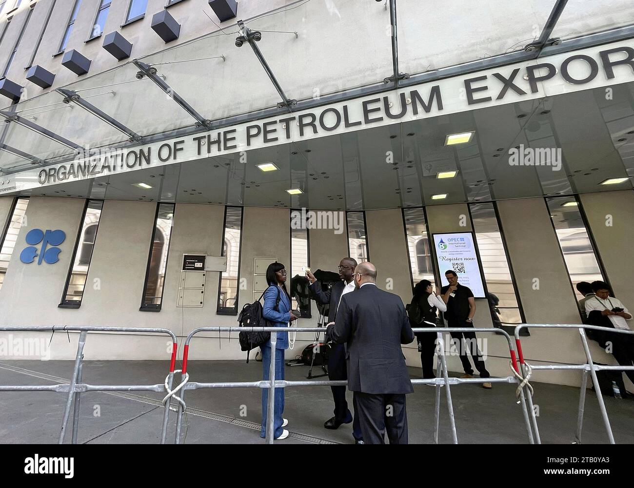 A picture shows a headquarters building of Organization of the ...