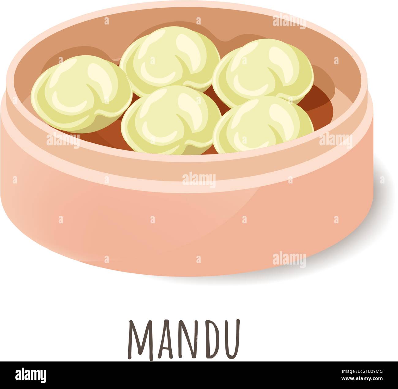 Korean kimchi mandu Stock Vector Images - Alamy