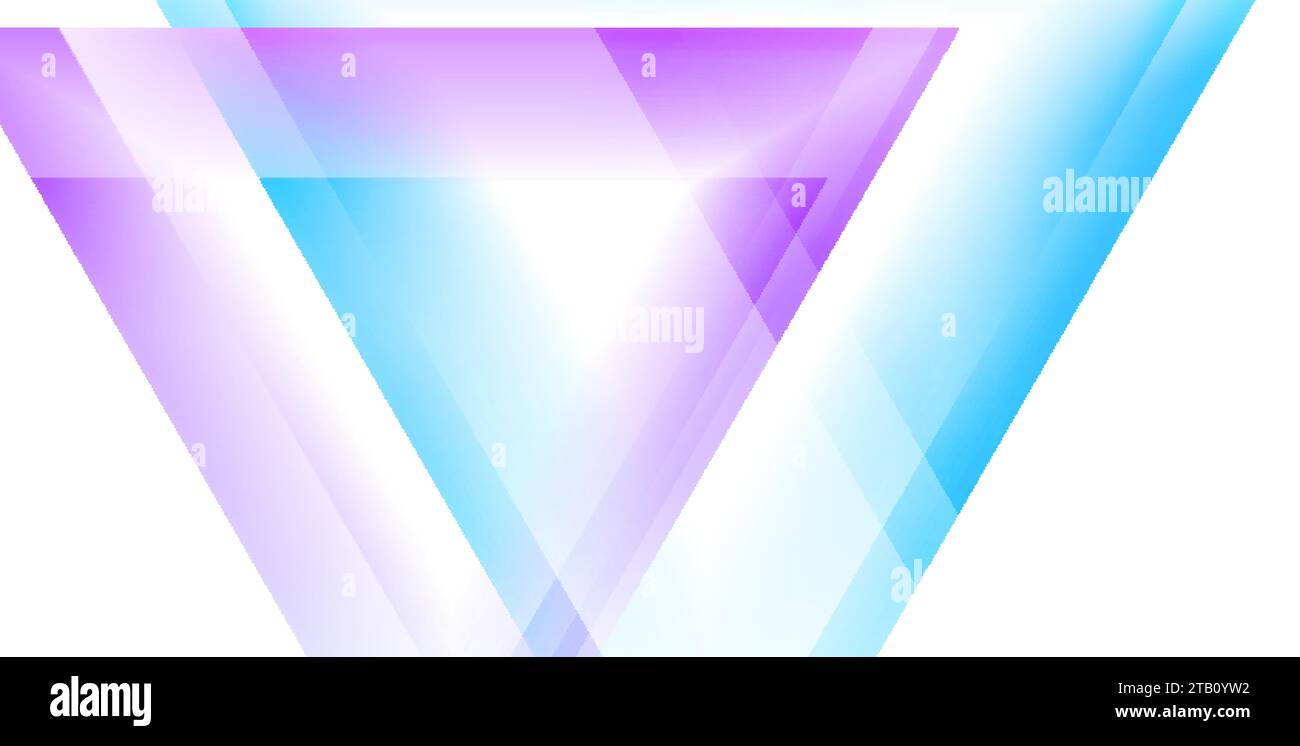 Blue violet geometric tech background with glossy triangles. Vector ...