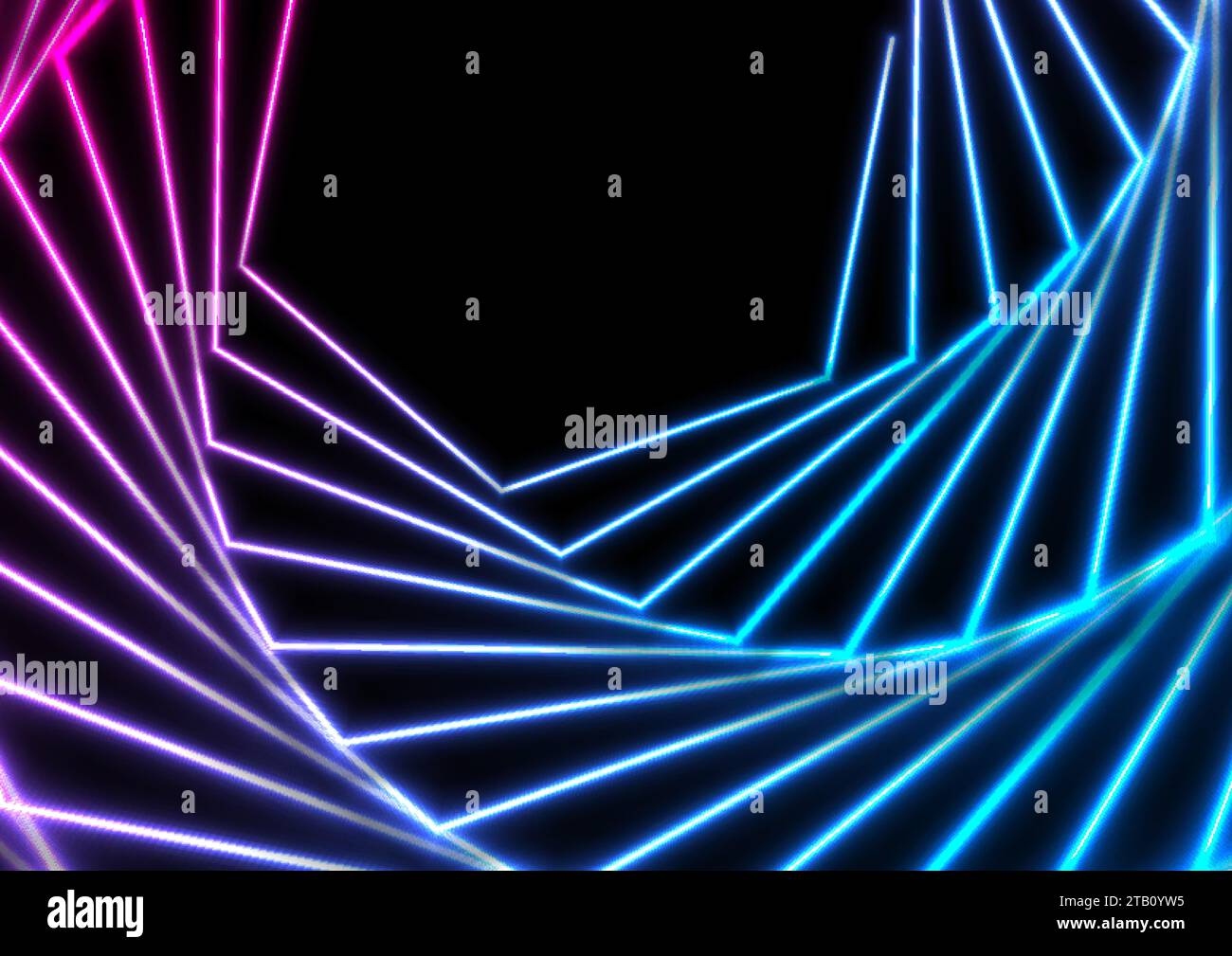 Blue ultraviolet laser lines abstract hi-tech neon background. Glowing vector design Stock ...