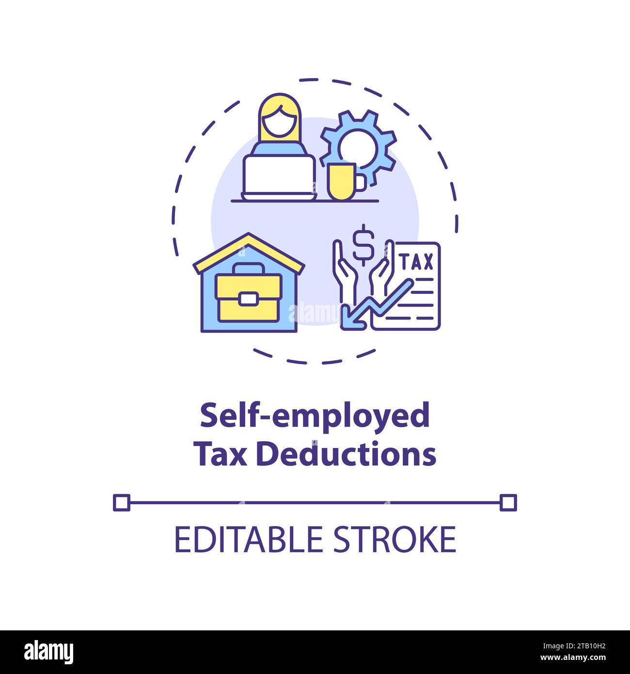 Small business self employed Cut Out Stock Images & Pictures - Alamy