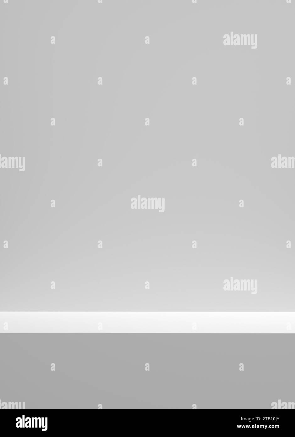 Empty white podium or platform for product presentation template ...