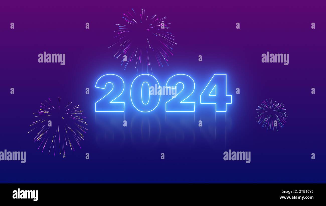 2024 neon hi-res stock photography and images - Alamy