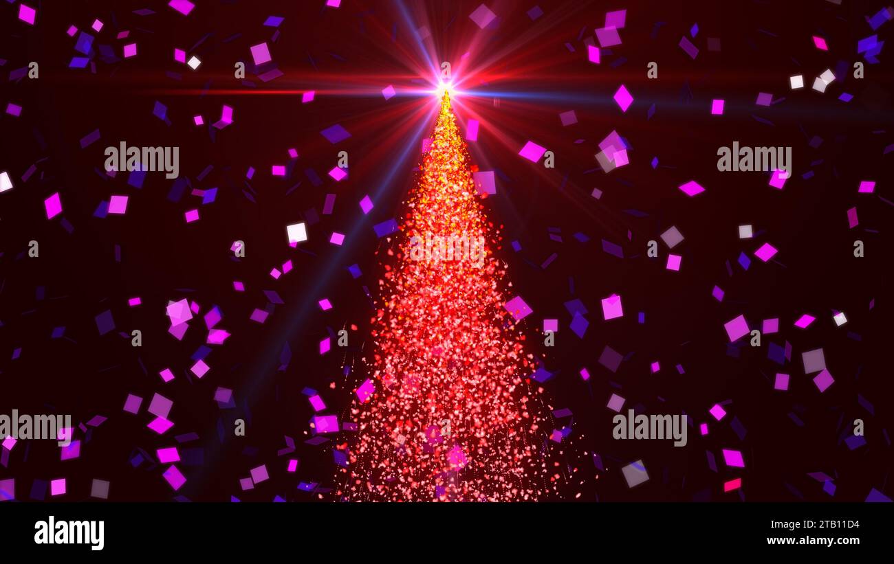 Glowing red particles hi-res stock photography and images - Alamy