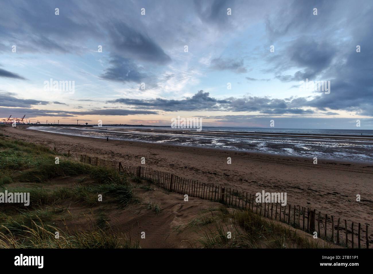 Snowdonia and Crosby beach in UK Stock Photo - Alamy