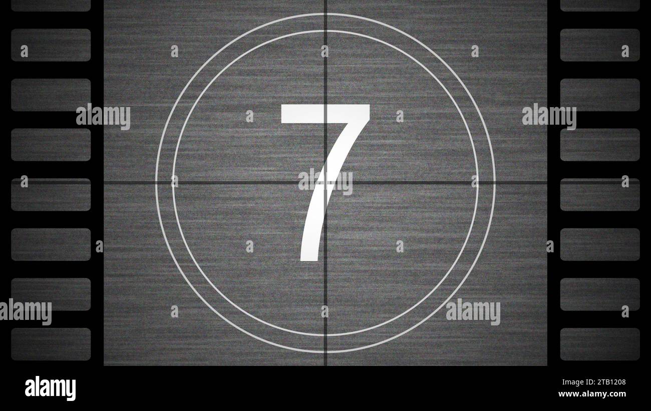 Movie countdown 7 hi-res stock photography and images - Alamy