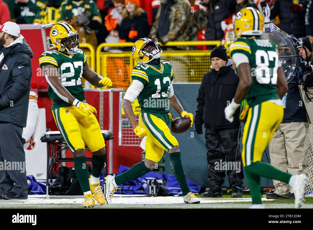 Green Bay, Wisconsin, USA. 3rd Dec, 2023. Green Bay Packers wide ...