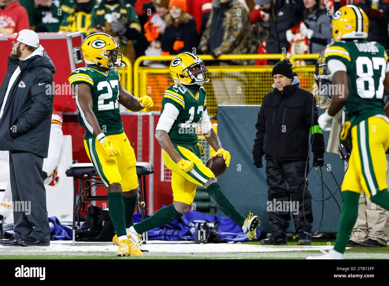 Green Bay, Wisconsin, USA. 3rd Dec, 2023. Green Bay Packers wide ...