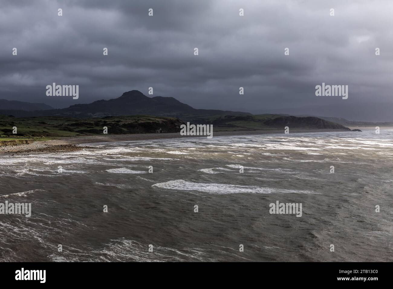 Snowdonia and Crosby beach in UK Stock Photo - Alamy