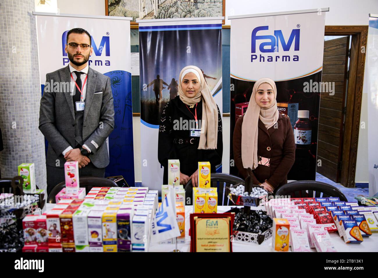 December 3, 2023: Idlib, Syria. 03 December 2023. An exhibition of ...