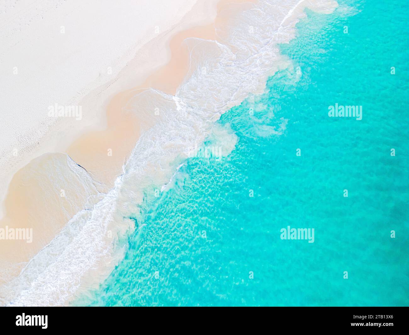 An aerial view of Perth, Western Australia, with the sandy shores of ...