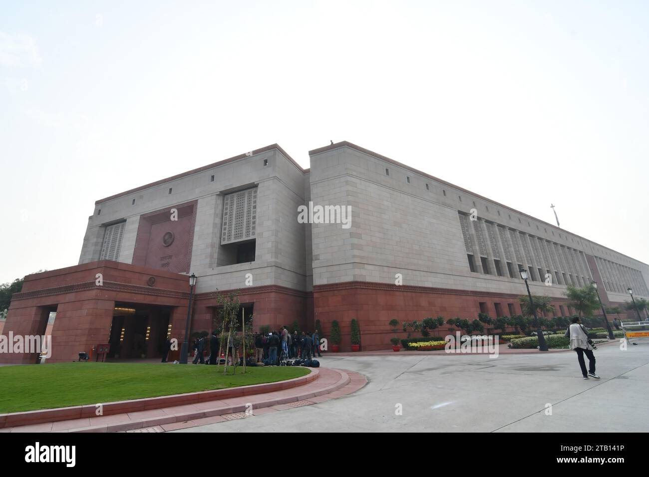 New Delhi, Delhi, India. 4th Dec, 2023. New Parliamant House in New ...