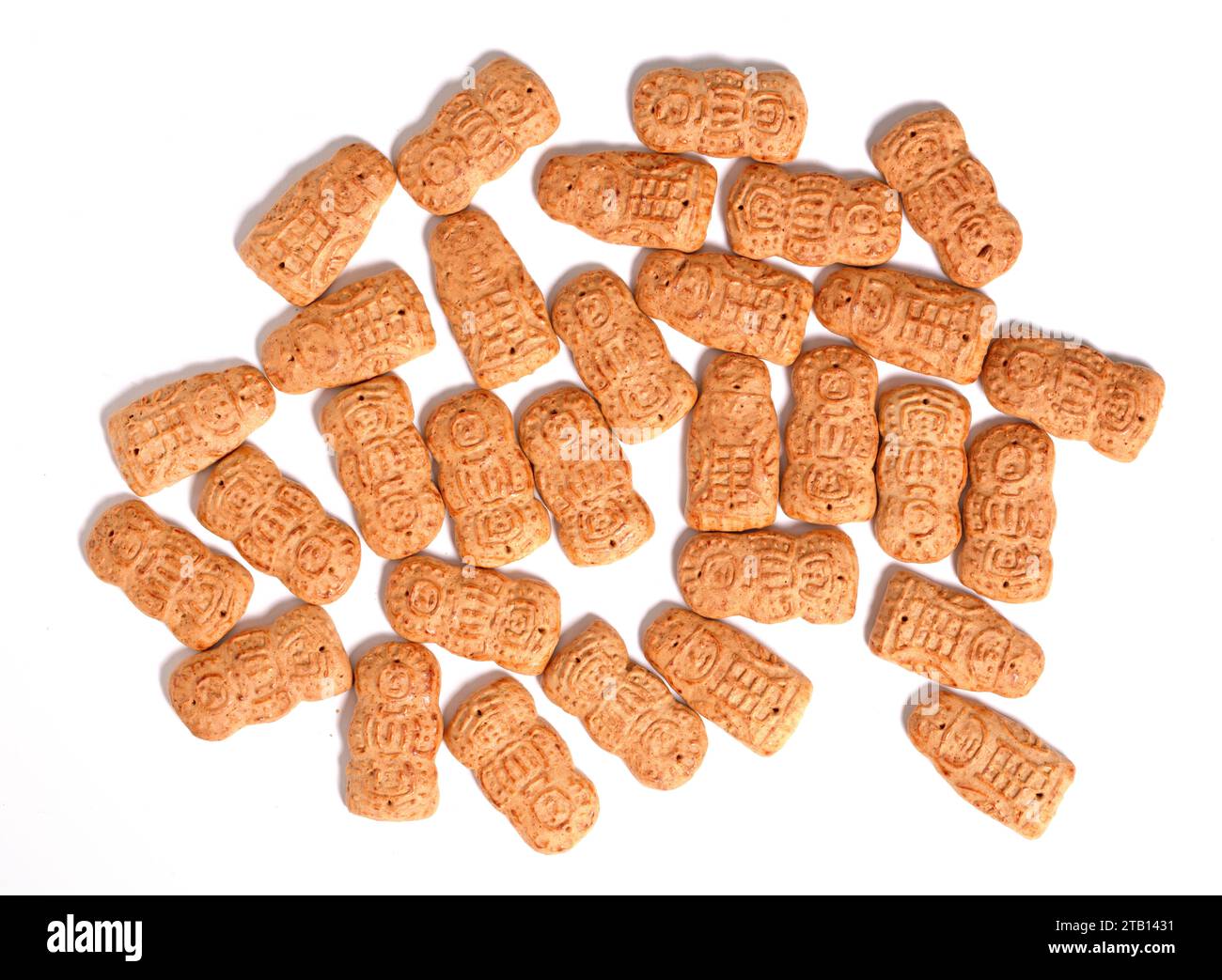 Dutch traditional candy taai taai isolated over white background Stock ...