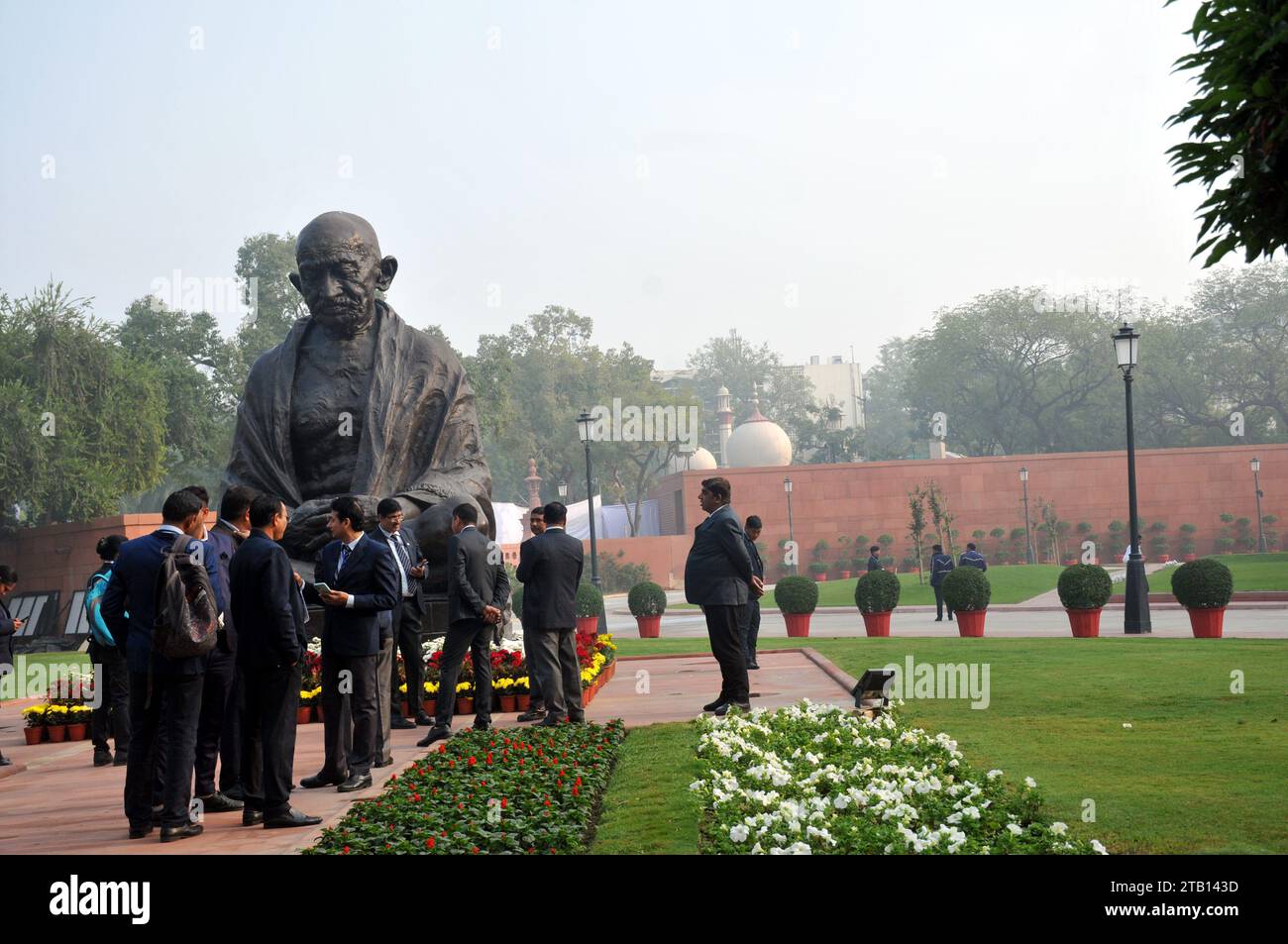 New Delhi, Delhi, India. 4th Dec, 2023. Father of Natuion Mahatma ...