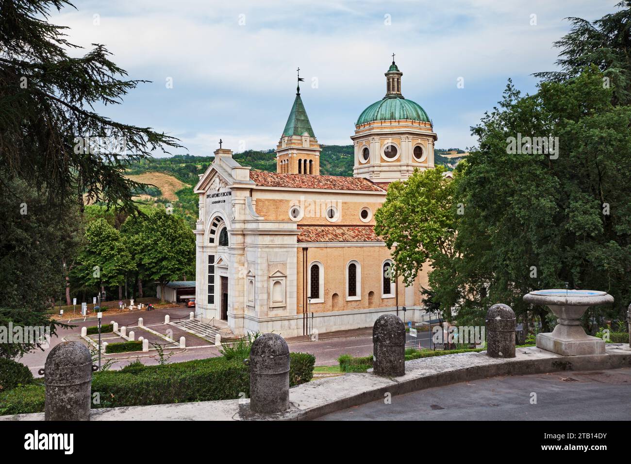 Predappio, Emilia Romagna, Italy: view from the ancient city hall ...