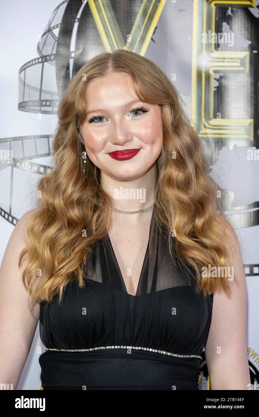 Los Angeles, USA. 03rd Dec, 2023. Vocalist actress Abigail Zoe Lewis ...