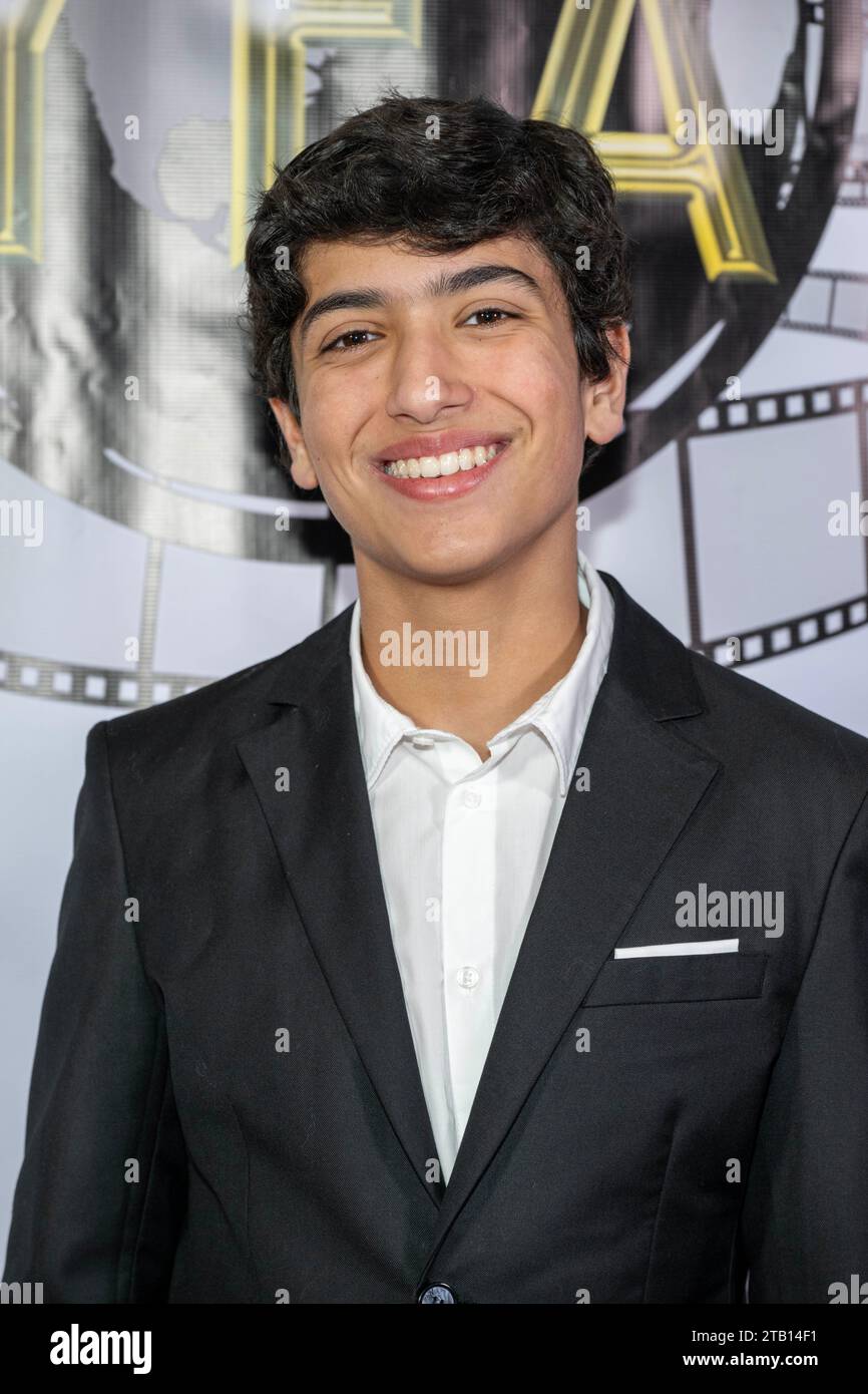 Los Angeles, USA. 03rd Dec, 2023. Actor Jude Michael Rodricks attends ...