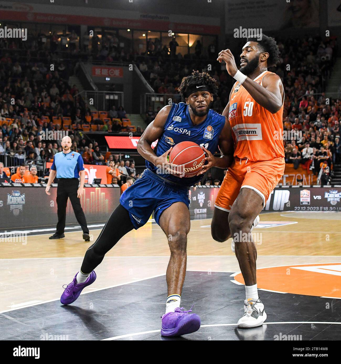 03.12.2023, ratiopharm arena, Neu-Ulm, GER, BBL, ratiopharm Ulm vs ...