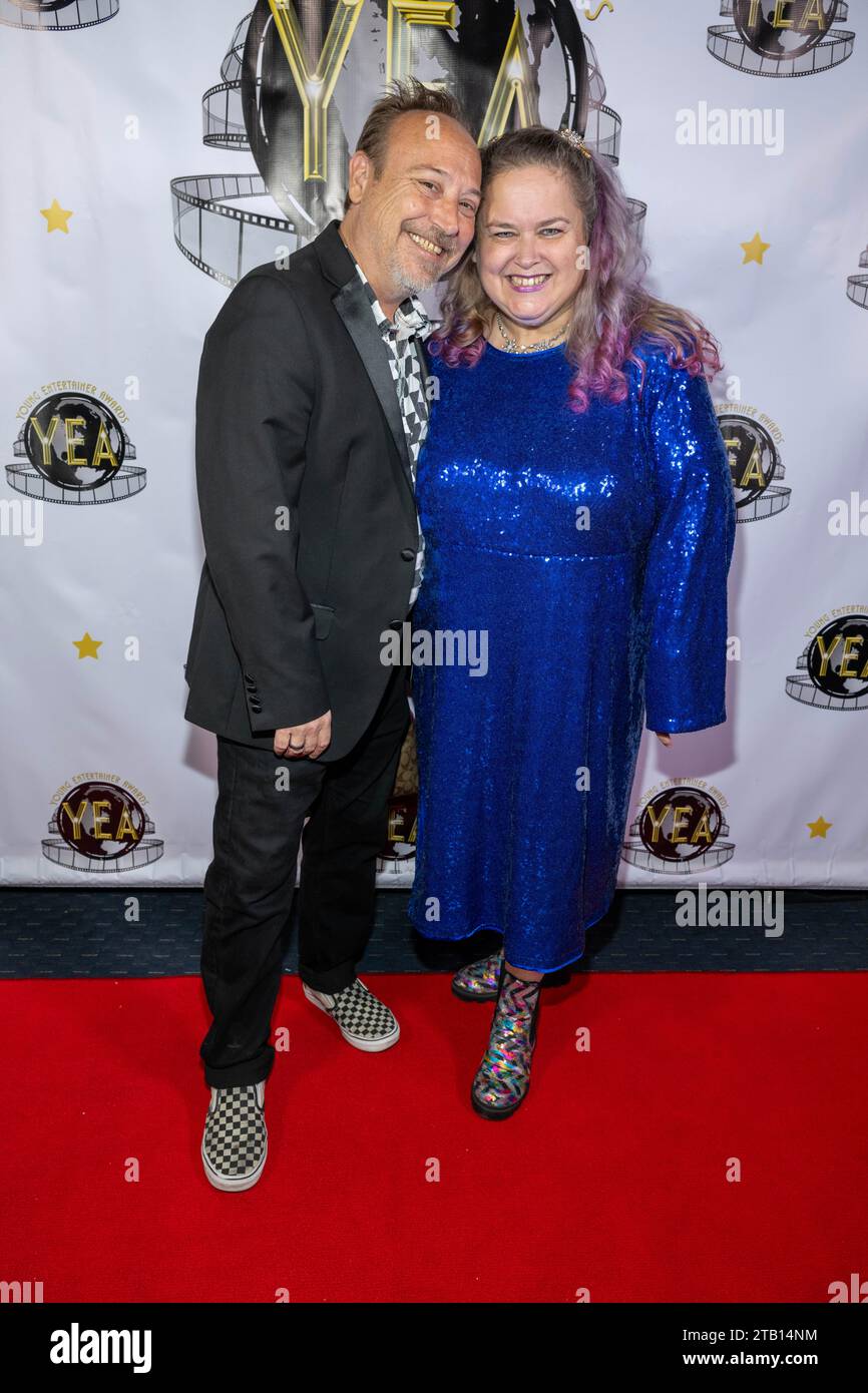 Los Angeles, USA. 03rd Dec, 2023. Actor Keith Coogan with wife Kristen ...
