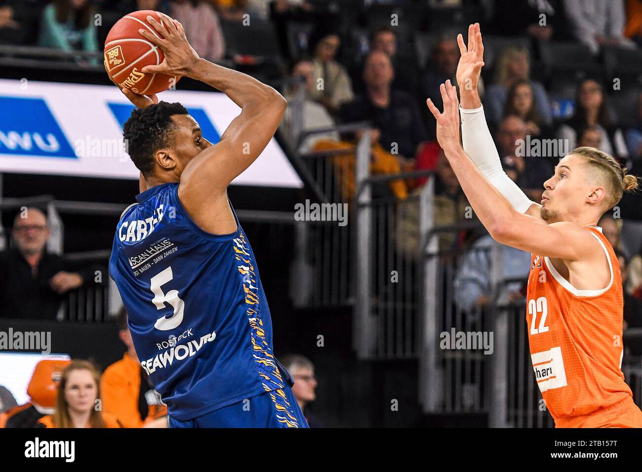 03.12.2023, ratiopharm arena, Neu-Ulm, GER, BBL, ratiopharm Ulm vs ...