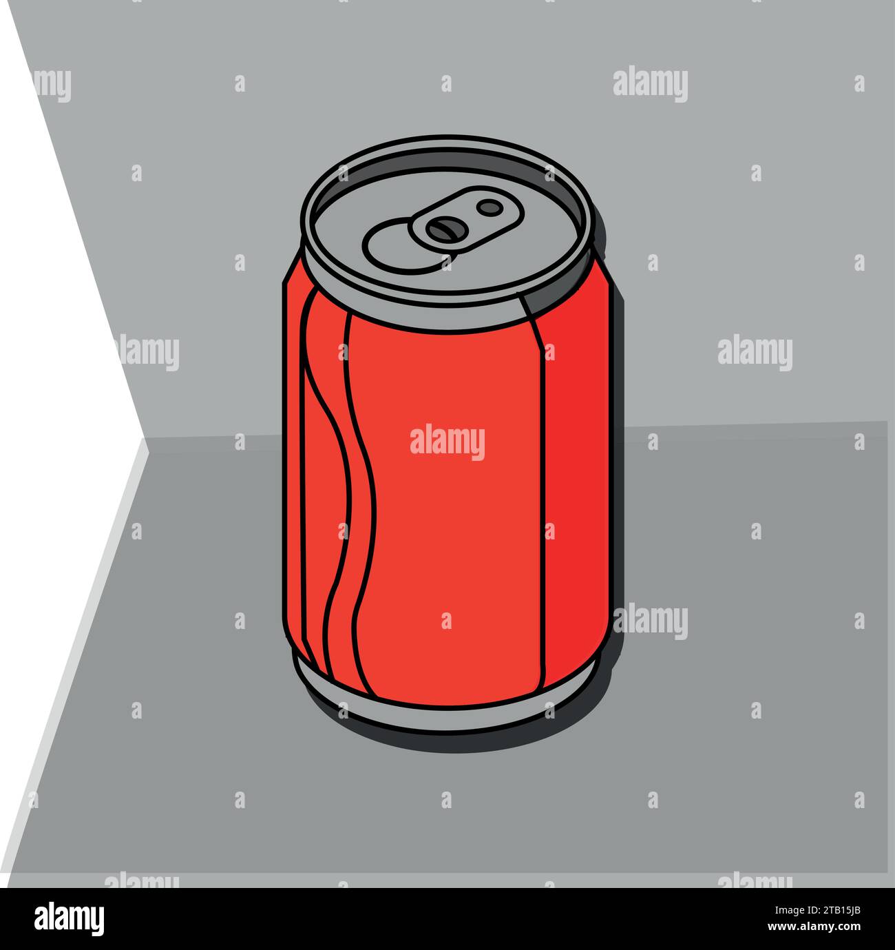 Vector coke can. Pepsi and sprite can. Cold soda bottle with drop. 3D ...