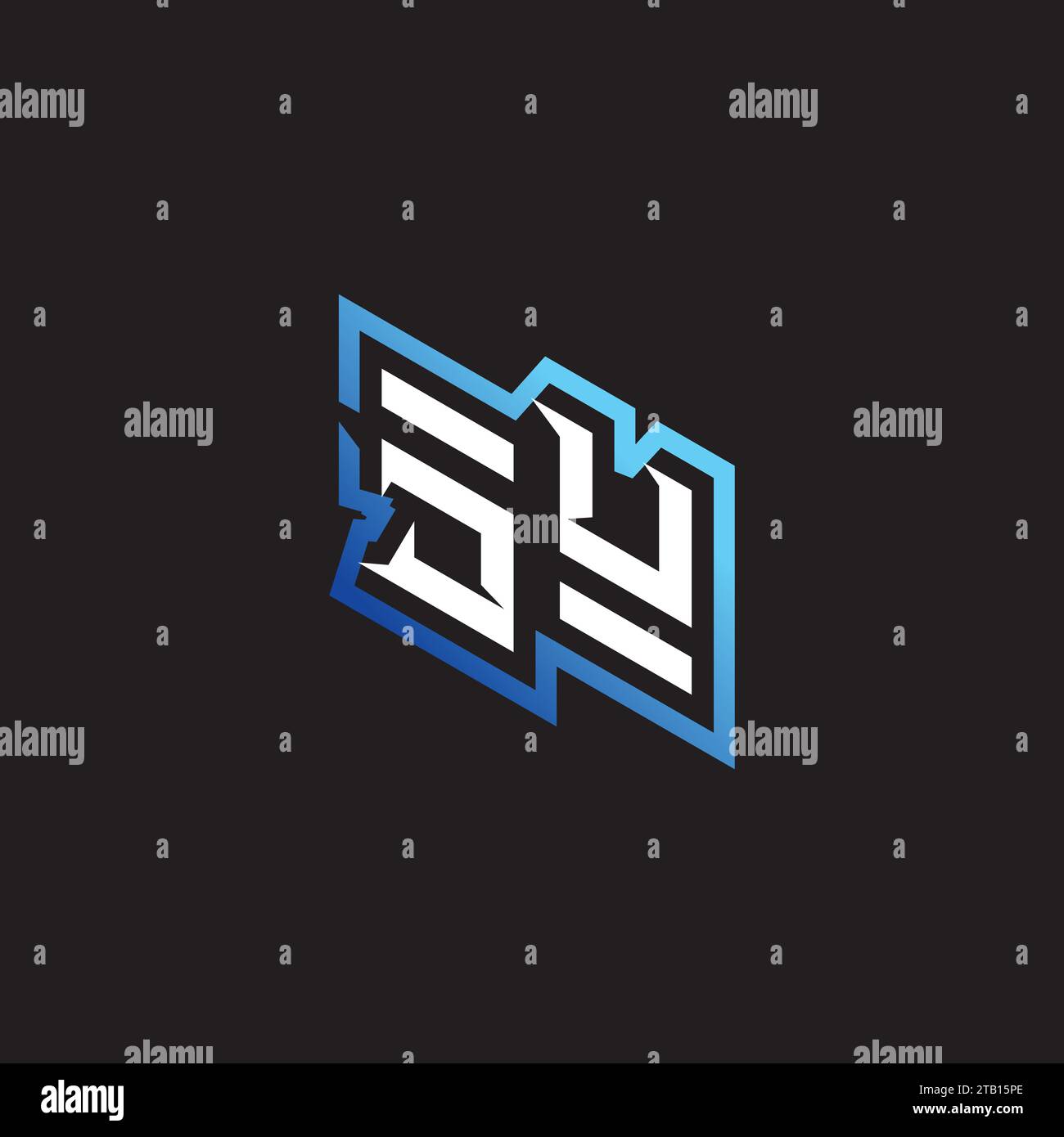JU initial gaming team, youtube, twitch and clipart stock illustration ...