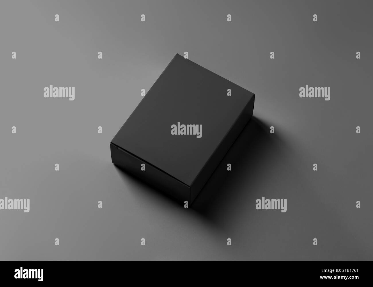 Black box mockup for cosmetics, perfume, presentation with shadows ...