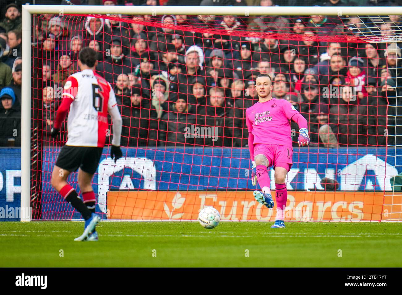 Feyenoord justin bijlow passes the ball hi-res stock photography and images - Alamy