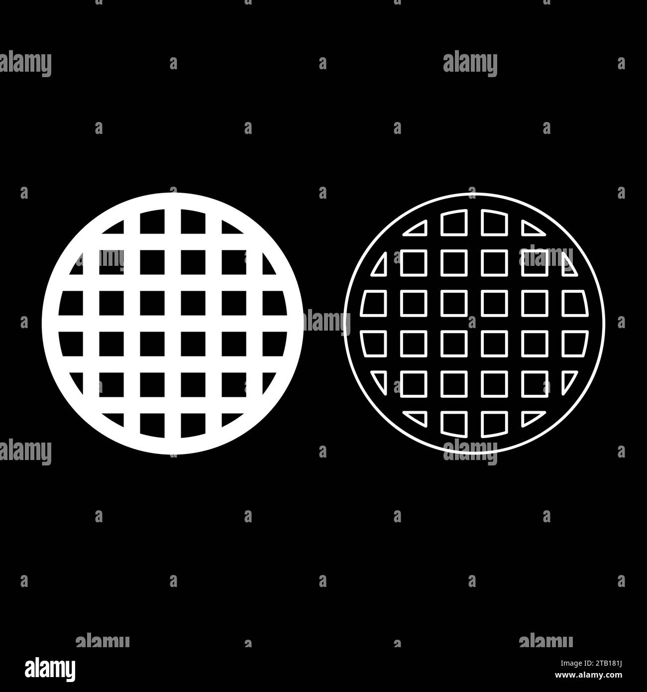 Grating grate lattice trellis net mesh BBQ grill grilling surface round ...