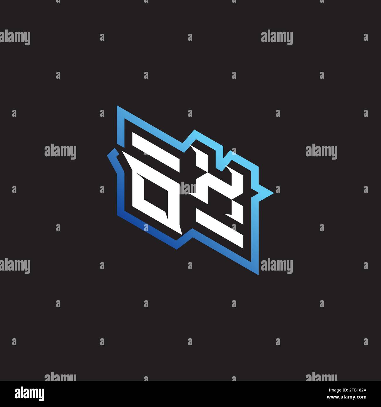 OX initial gaming team, youtube, twitch and clipart stock illustration ...