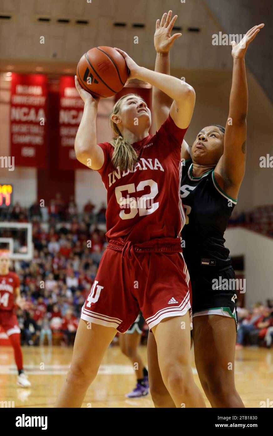 Bloomington, United States. 03rd Dec, 2023. Indiana Hoosiers forward ...
