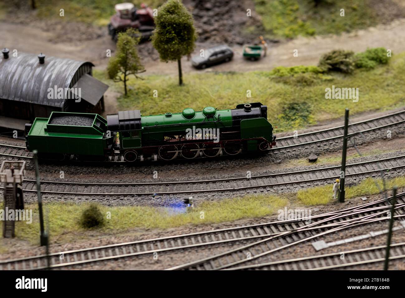 Miniature train engines hi-res stock photography and images - Alamy