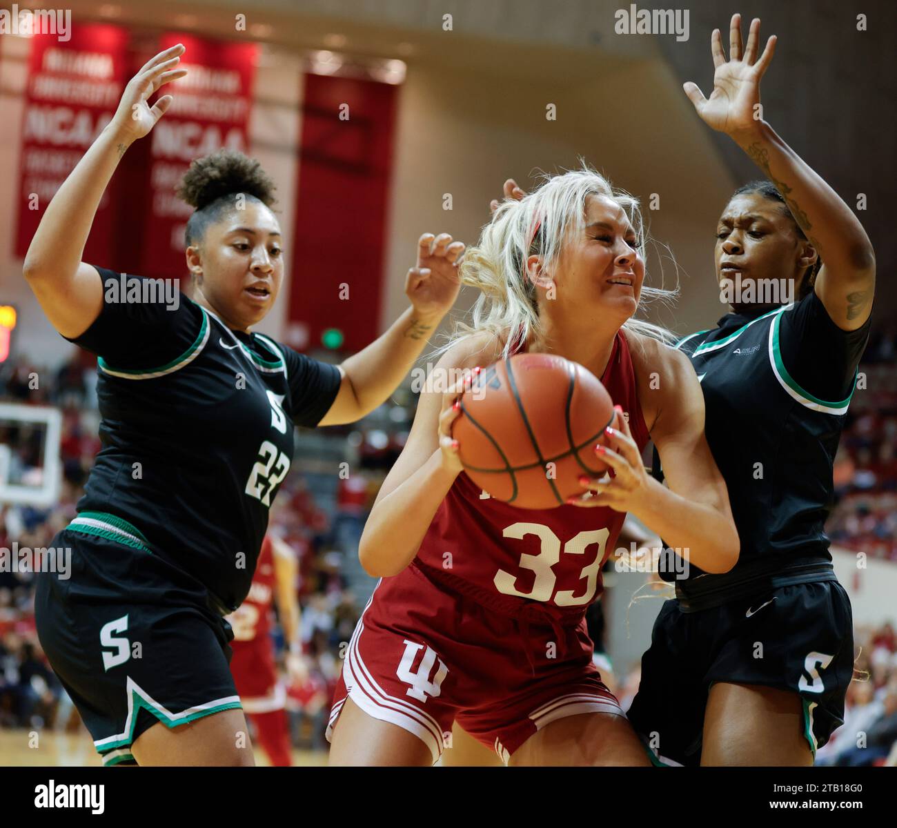 Bloomington, United States. 03rd Dec, 2023. Indiana Hoosiers guard ...