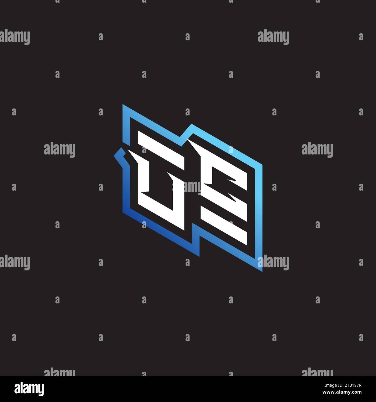 UC initial gaming team, youtube, twitch and clipart stock illustration ...