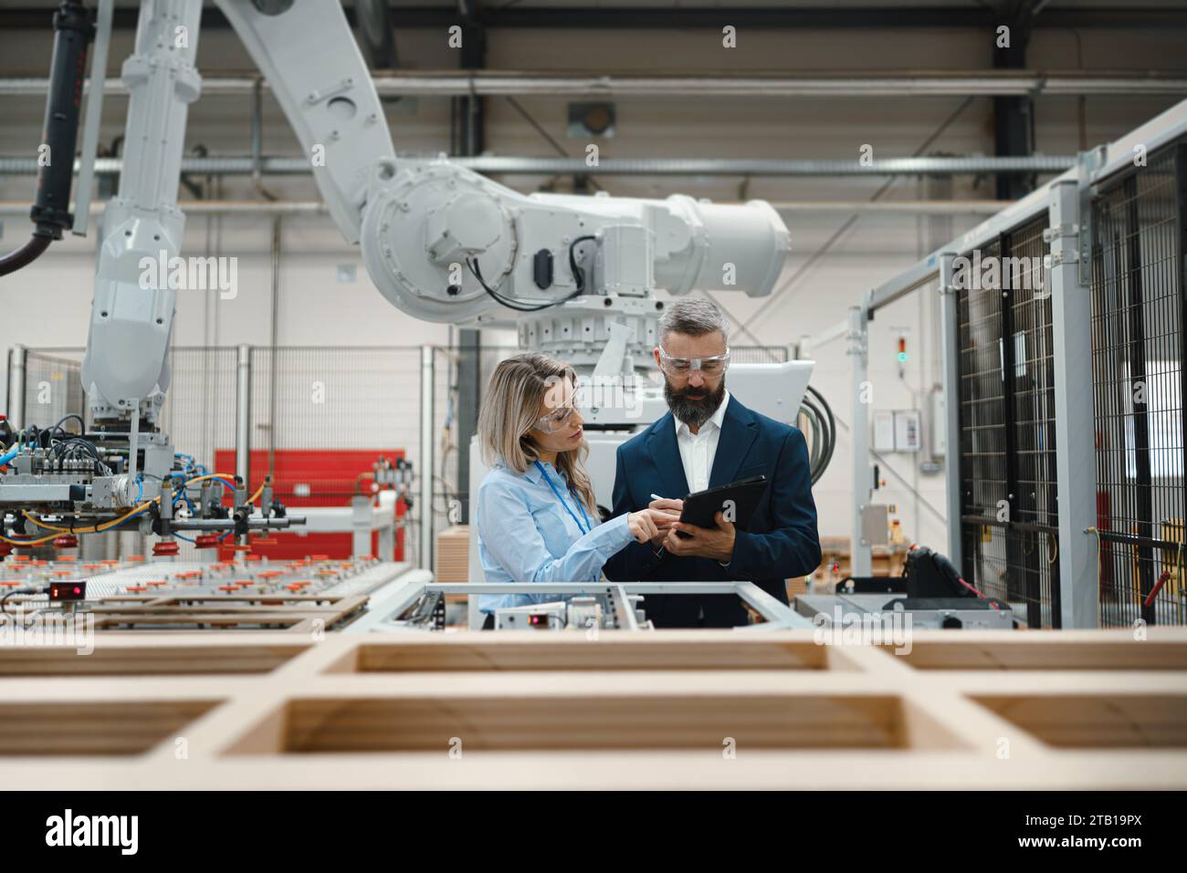 Modern factory female project manager hi-res stock photography and ...