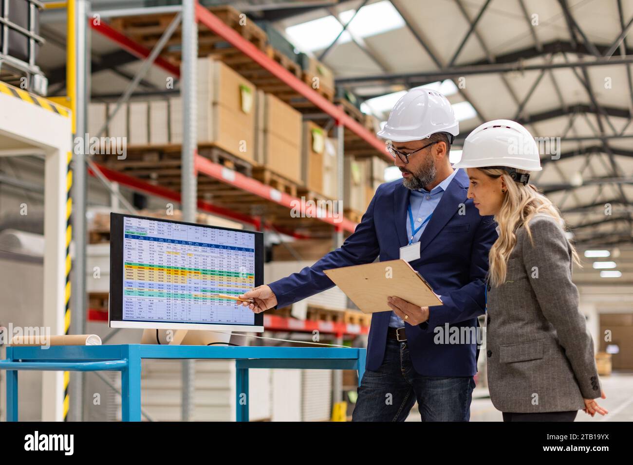 Modern factory female project manager hi-res stock photography and ...