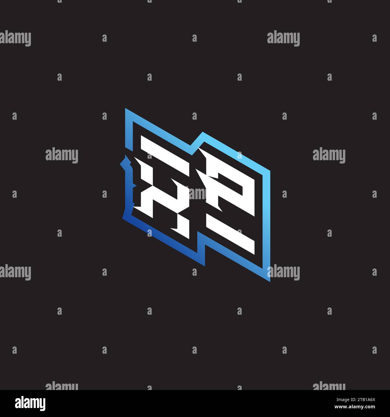 XP initial gaming team, youtube, twitch and clipart stock illustration ...