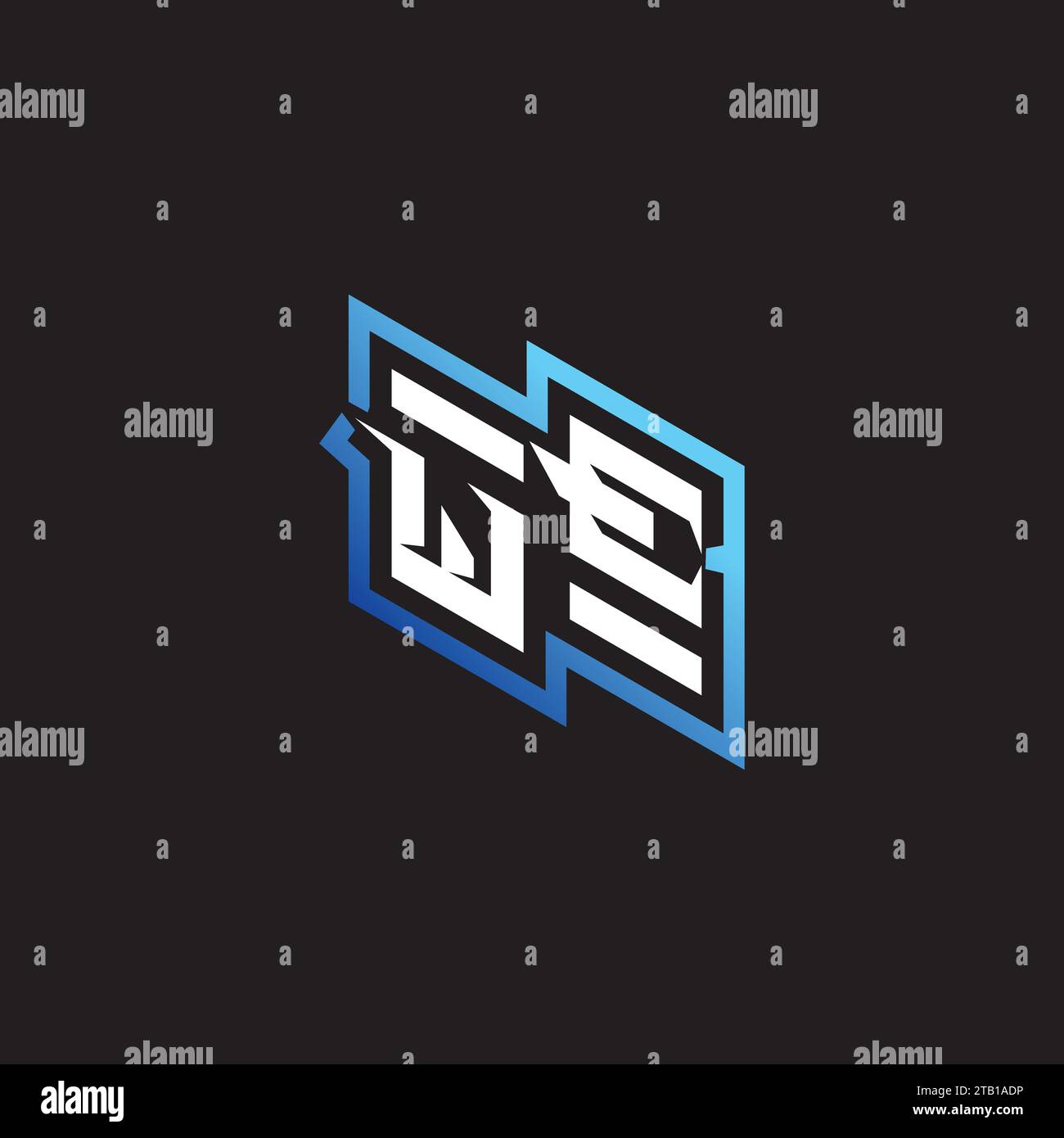 WE initial gaming team, youtube, twitch and clipart stock illustration ...