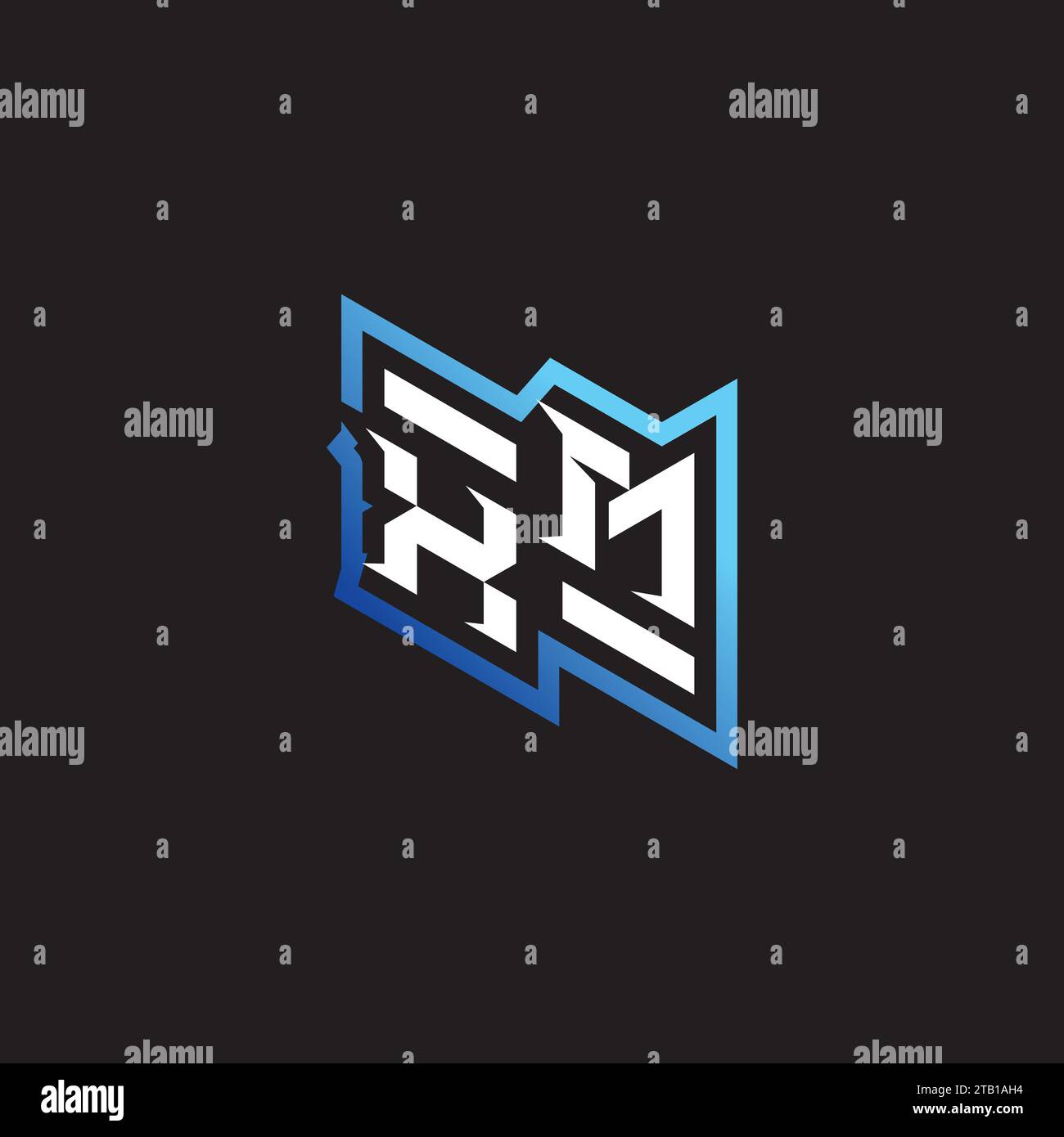 XM initial gaming team, youtube, twitch and clipart stock illustration ...