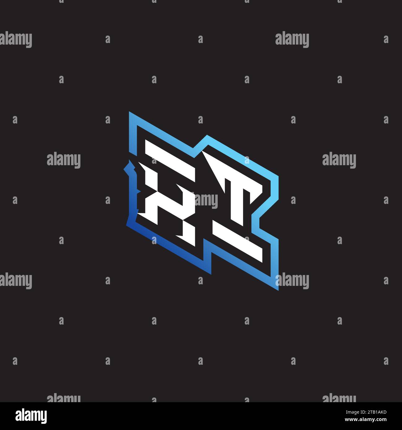 XT initial gaming team, youtube, twitch and clipart stock illustration ...