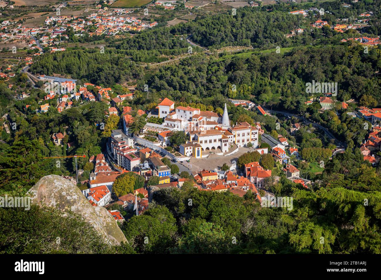 Aerial view sintra portugal hi-res stock photography and images - Alamy