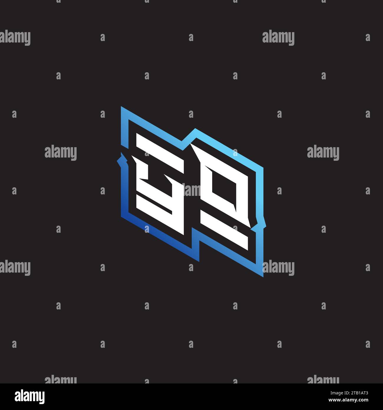 YO initial gaming team, youtube, twitch and clipart stock illustration ...