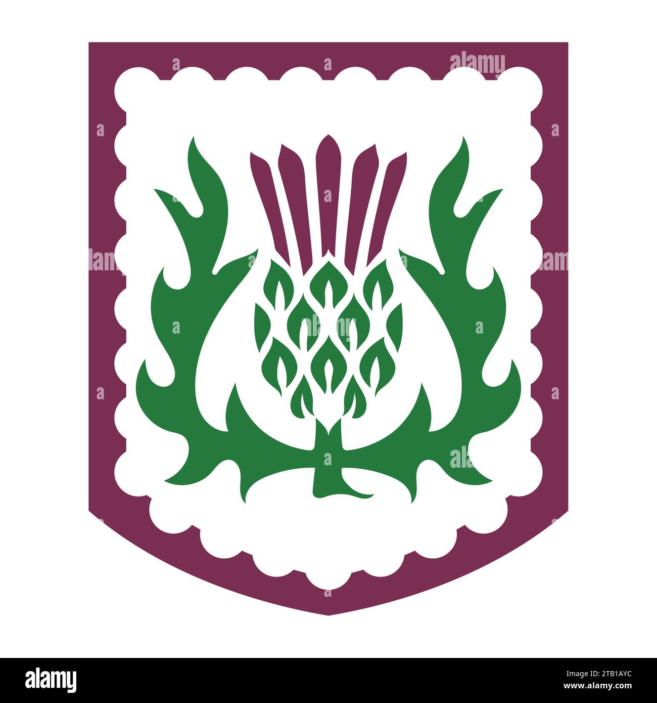 Scottish thistle pattern Stock Vector Images - Alamy