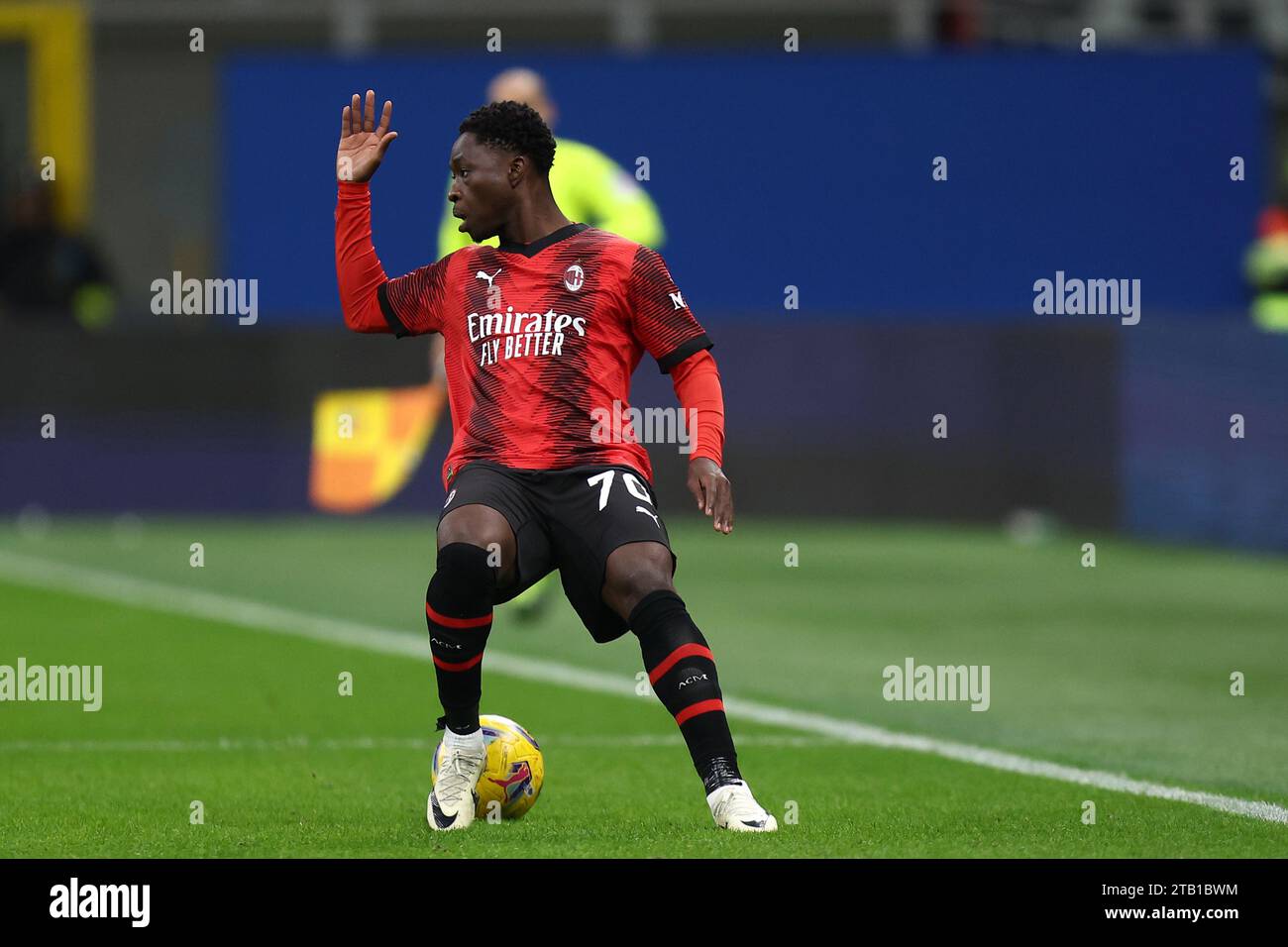 Chaka Traore of Ac Milan in action during the Serie A match beetween Ac ...