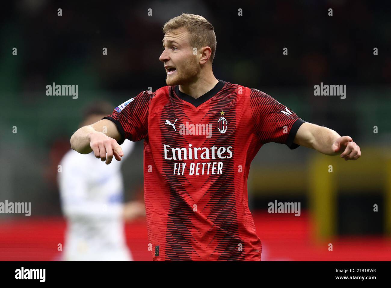 Tommaso Pobega of Ac Milan gestures during the Serie A match beetween ...