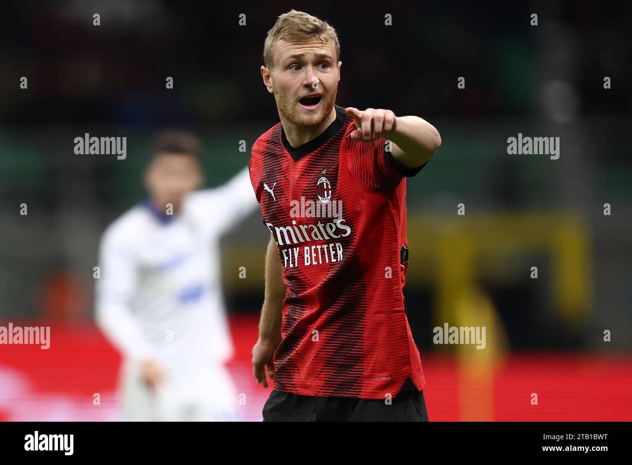 Tommaso Pobega of Ac Milan gestures during the Serie A match beetween ...