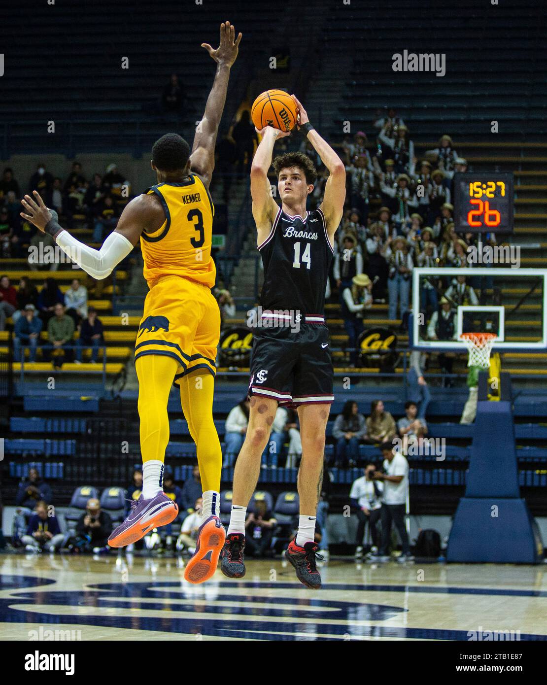 Haas Pavilion Berkeley Calif, USA. 02nd Dec, 2023. U.S.A. Santa Clara ...