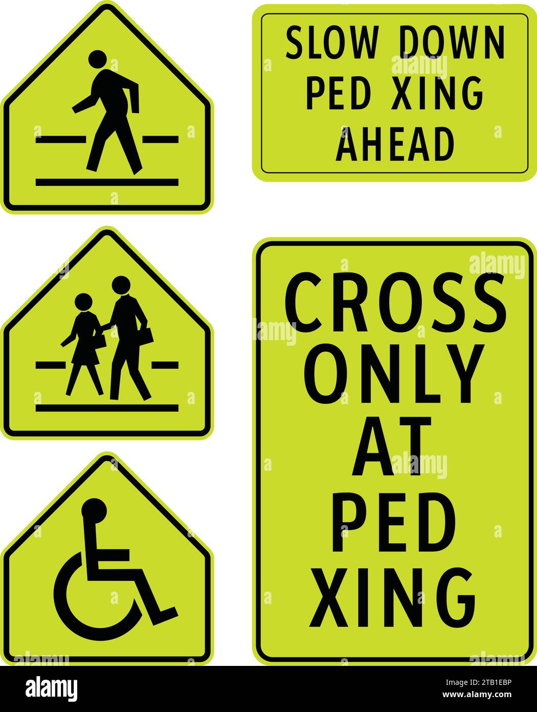 Pedestrian Road Signs