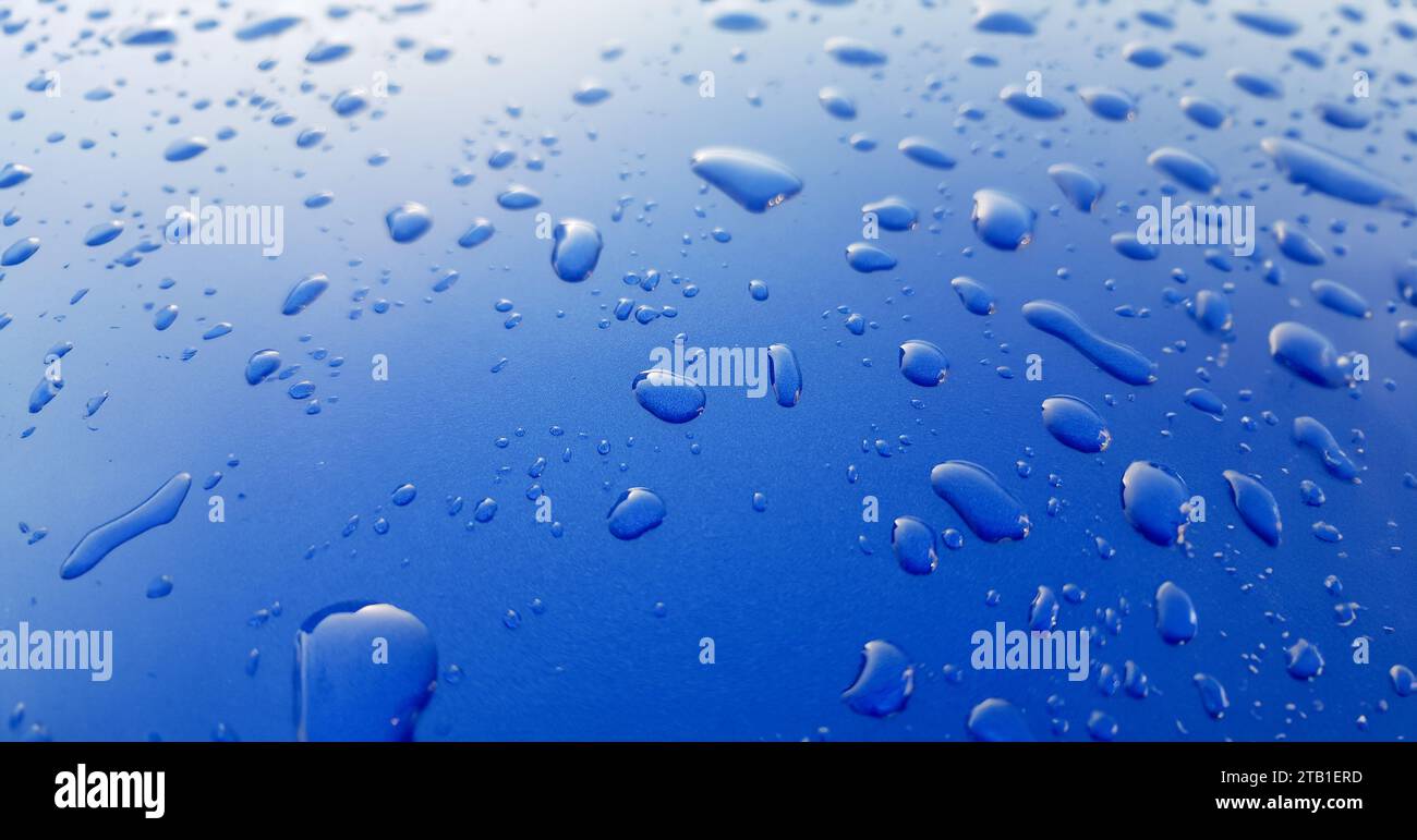Blue glass surface covering hi-res stock photography and images - Alamy