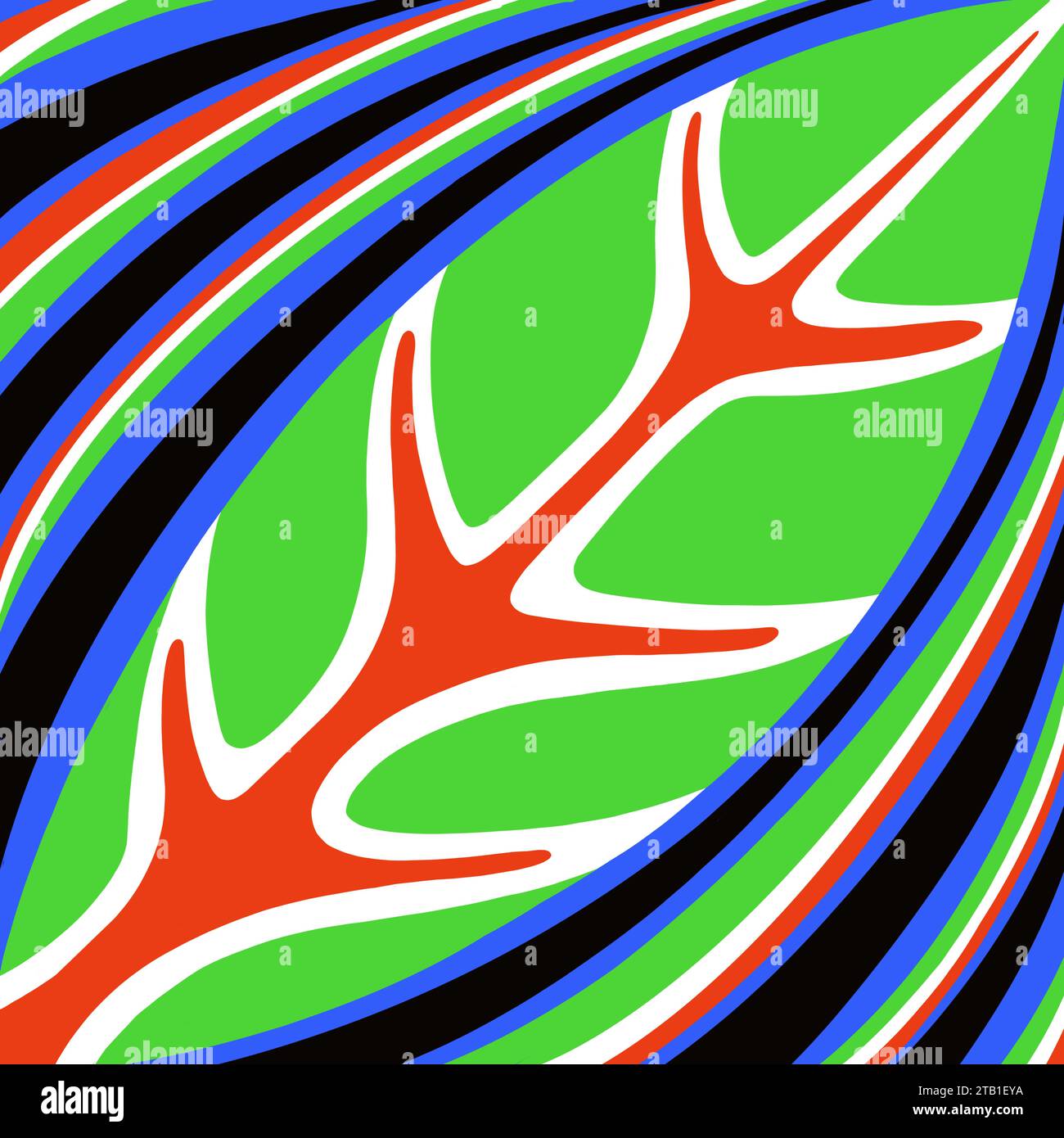 Dramatic bold leaf design inspired by a prayer plant. Bold wall art ...